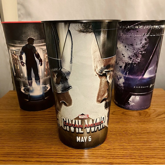 Marvel | Other | Marvel Avengers Theater Promo Cups | Poshmark